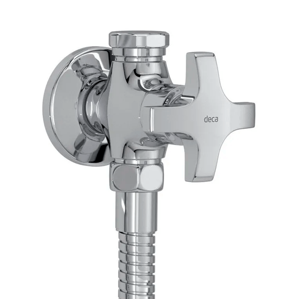 Ducha Higiênica Deca Max Com Registro e Gatilho Cromada 1,2m ...