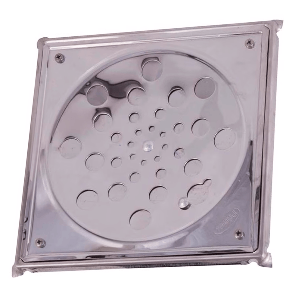Ralo Quadrado Prinox 15x15 Com Caixilho Acabamento Polido - dallahomecenter